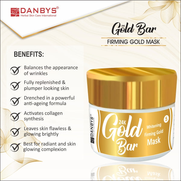 24K Gold Firming Mask (Unveil Your 24K Glow) – Danby's